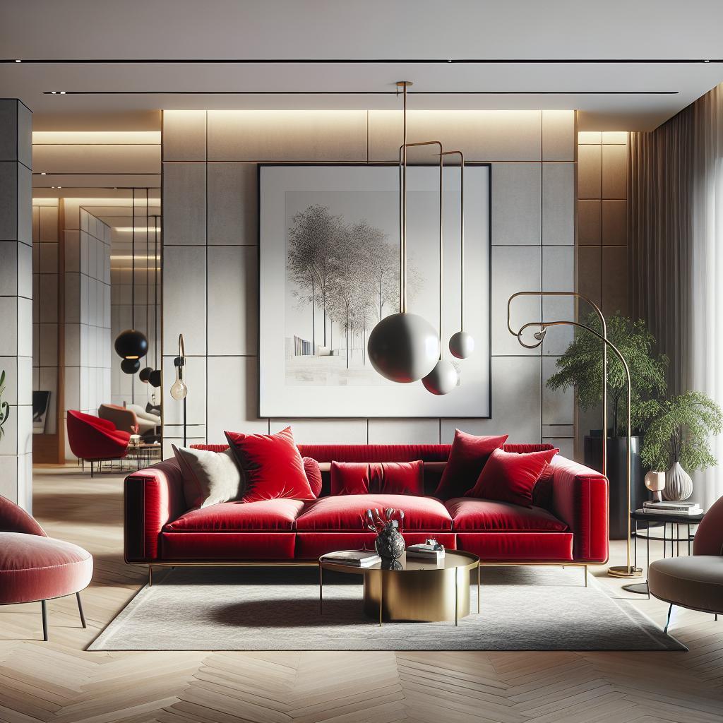 "Is een rode bank geschikt voor jouw interieur?" – HoekbankXXL